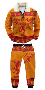 3D Print Fun Ugly Quarter Zip Sweatshirt & Sweatpant Set – Sevogue